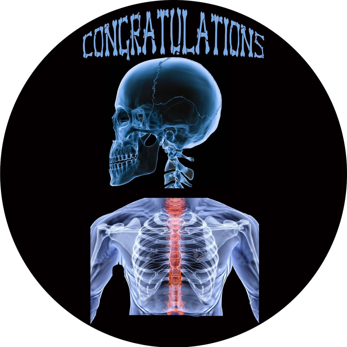 X-RAYS Personalized Edible Print Premium Cake Topper Frosting Sheets 5 ...