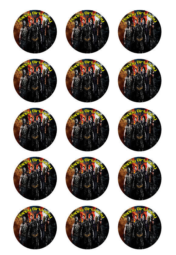 Batman Personalized Edible Print Premium Cake Toppers Frosting Sheets ...